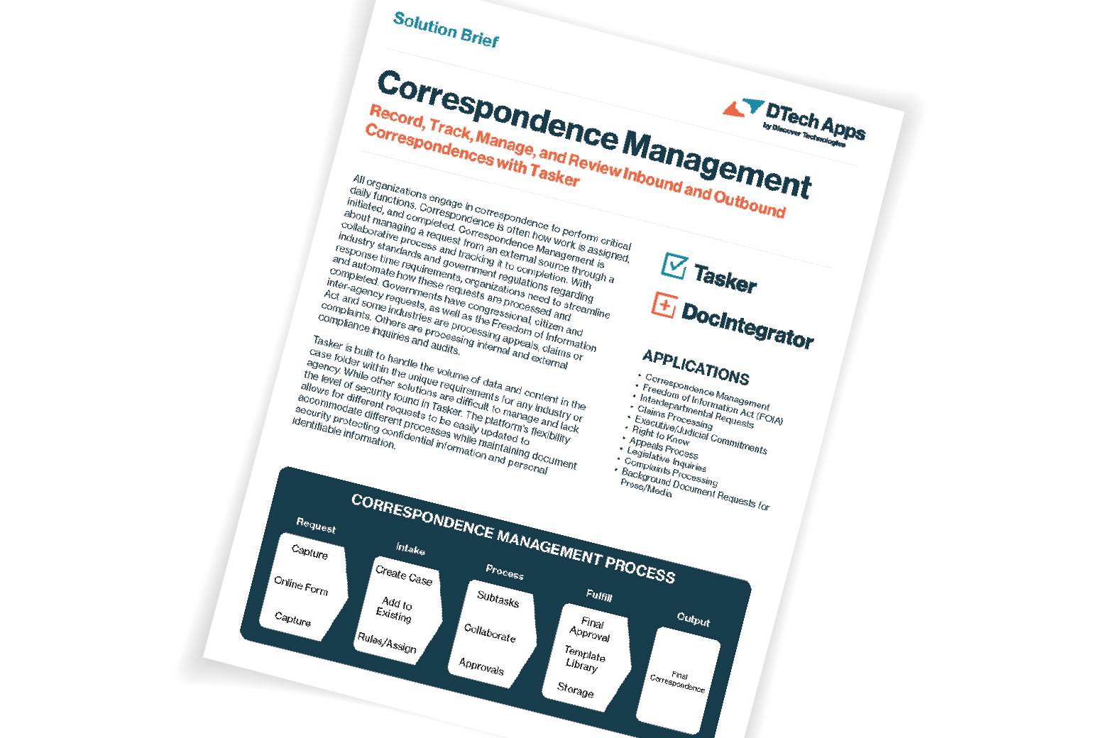 Infographics & Brochures - Enterprise Solutions for ServiceNow - DTech Apps