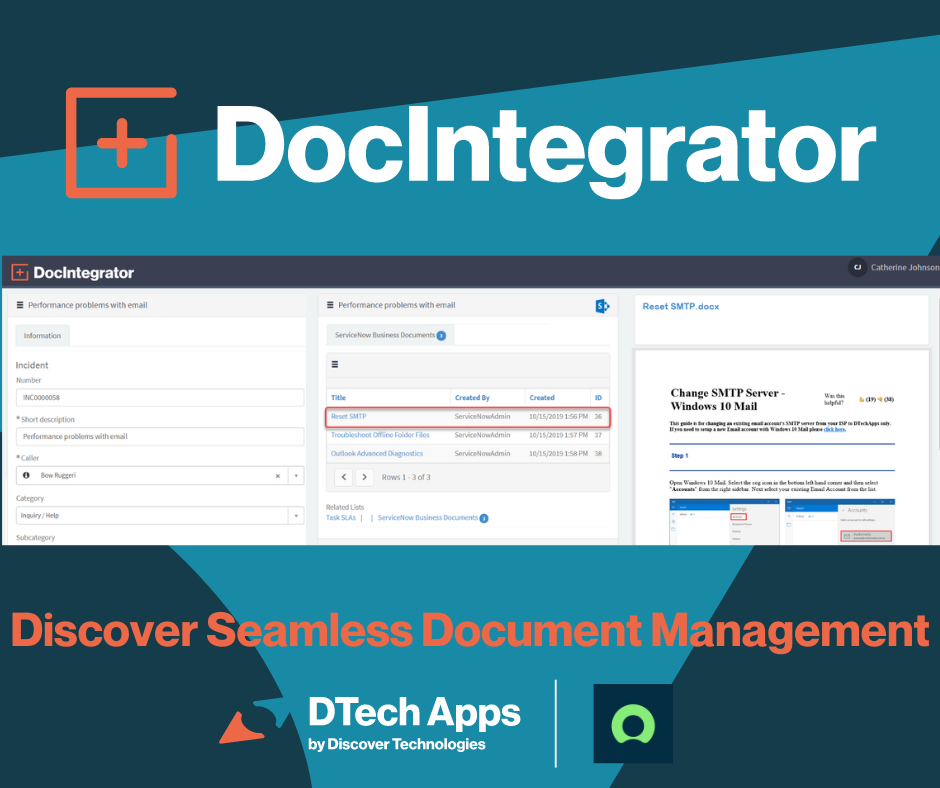 What Is DocIntegrator and How Can It Help Your Organization? - ServiceNow Store App Leader ...