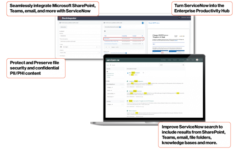 Connect ServiceNow to Microsoft® SharePoint DocIntegrator